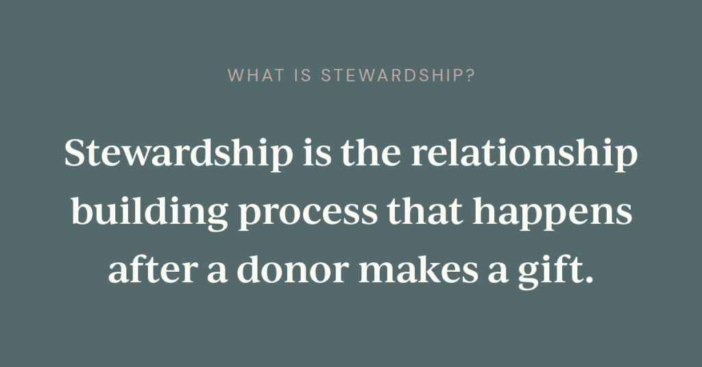 Donor Stewardship Tips – Little Bean Group